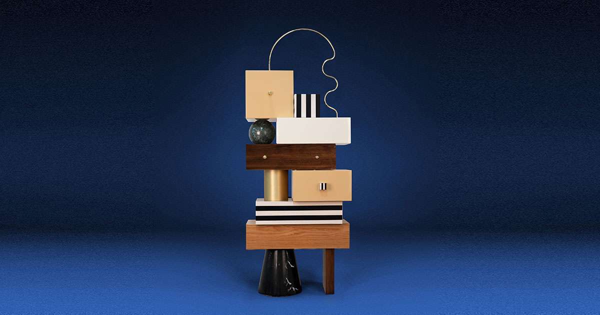 The Intense Sketch Chest Of Drawers By Malabar Art